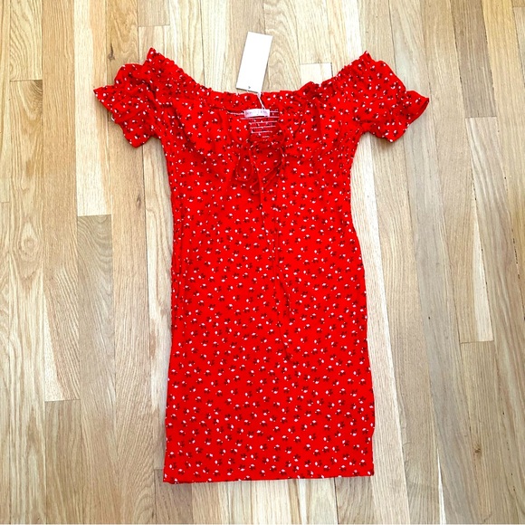 Who I Am | Dresses | Nwt Who I Am Red Mini Floral Dress | Poshmark